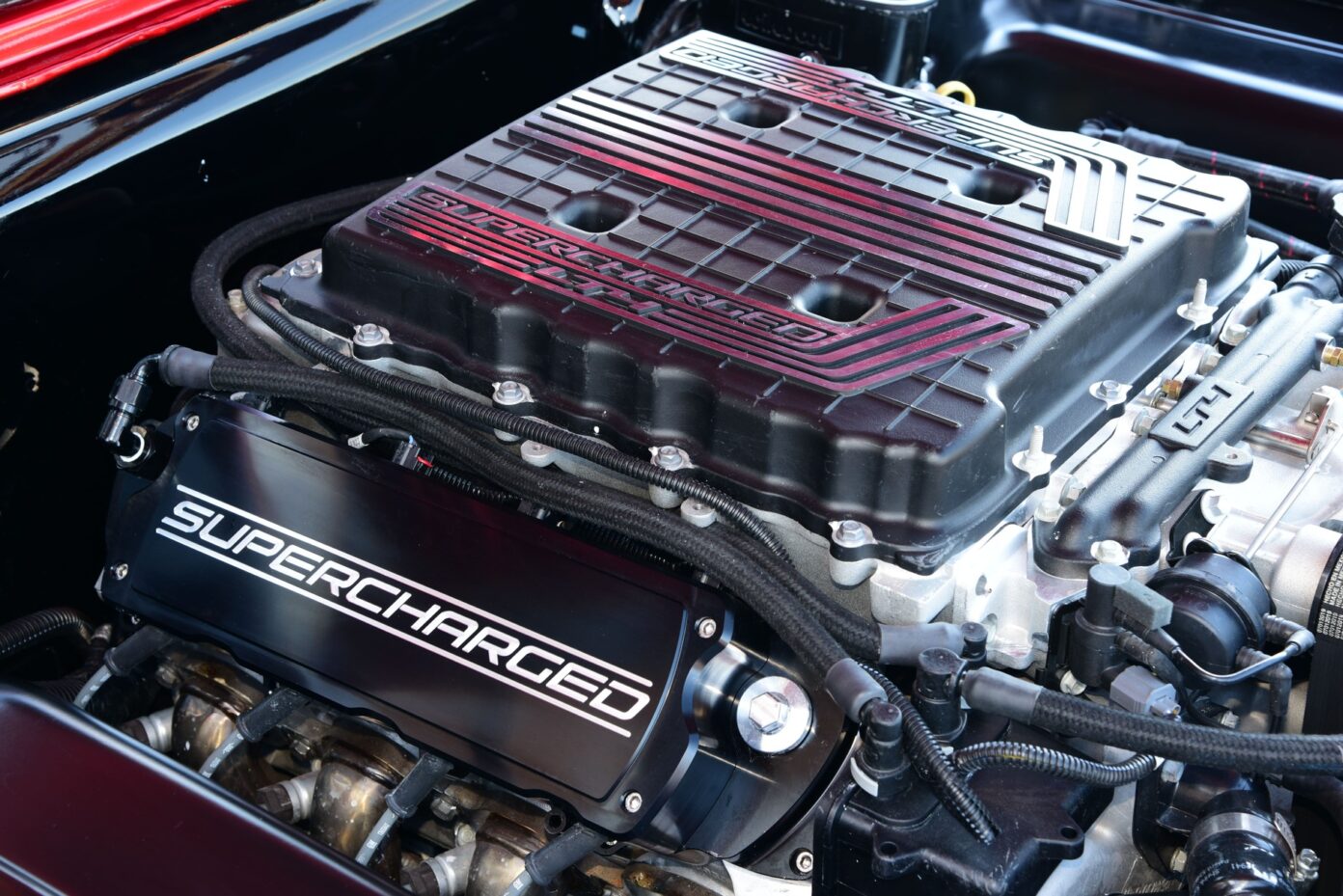 Supercharged Chevrolet Performance LT4 Engine 1966 Nova