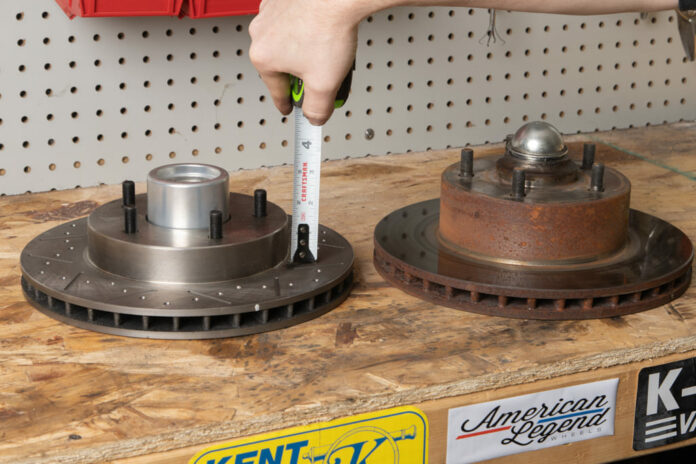 We use CPP’s Minimum Offset Brake Kit on a 1963 Chevy Impala