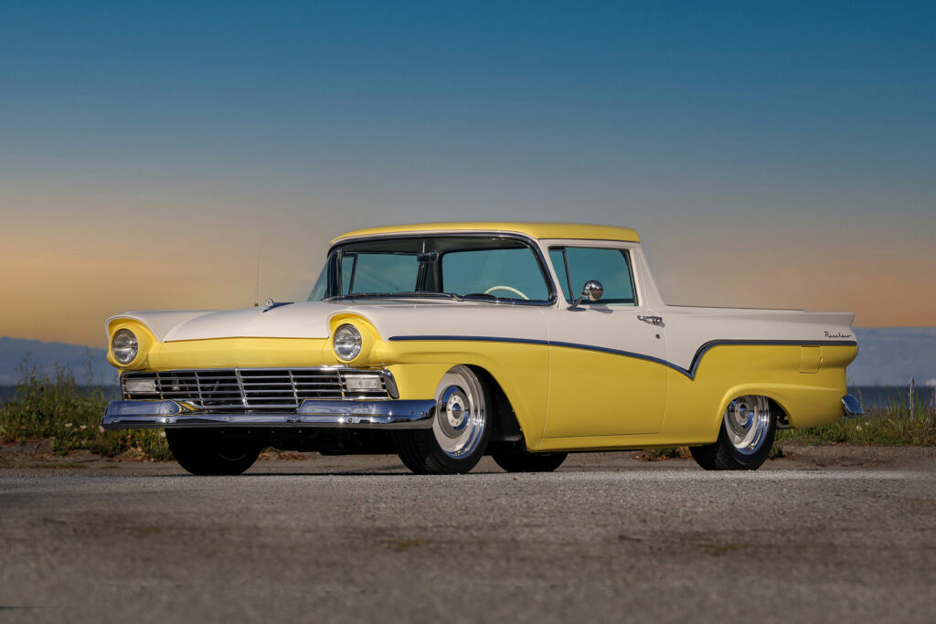‘57 Ford Ranchero Hot Rod - a classic car-pickup hybrid hot rod
