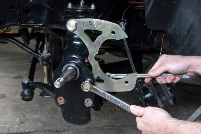 We use CPP’s Minimum Offset Brake Kit on a 1963 Chevy Impala