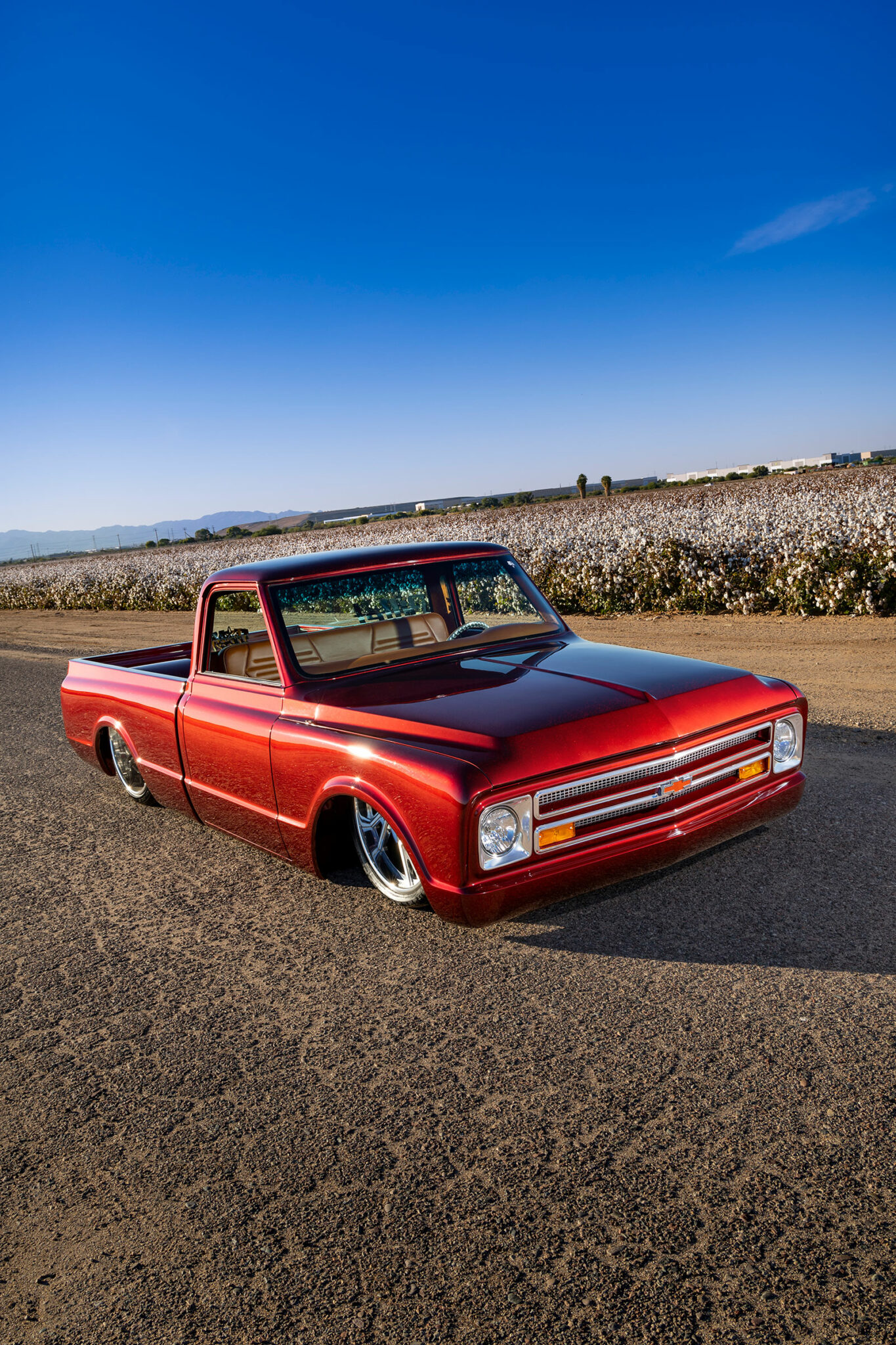 Jose Rubio’s Wine Red 1968 Chevy C10