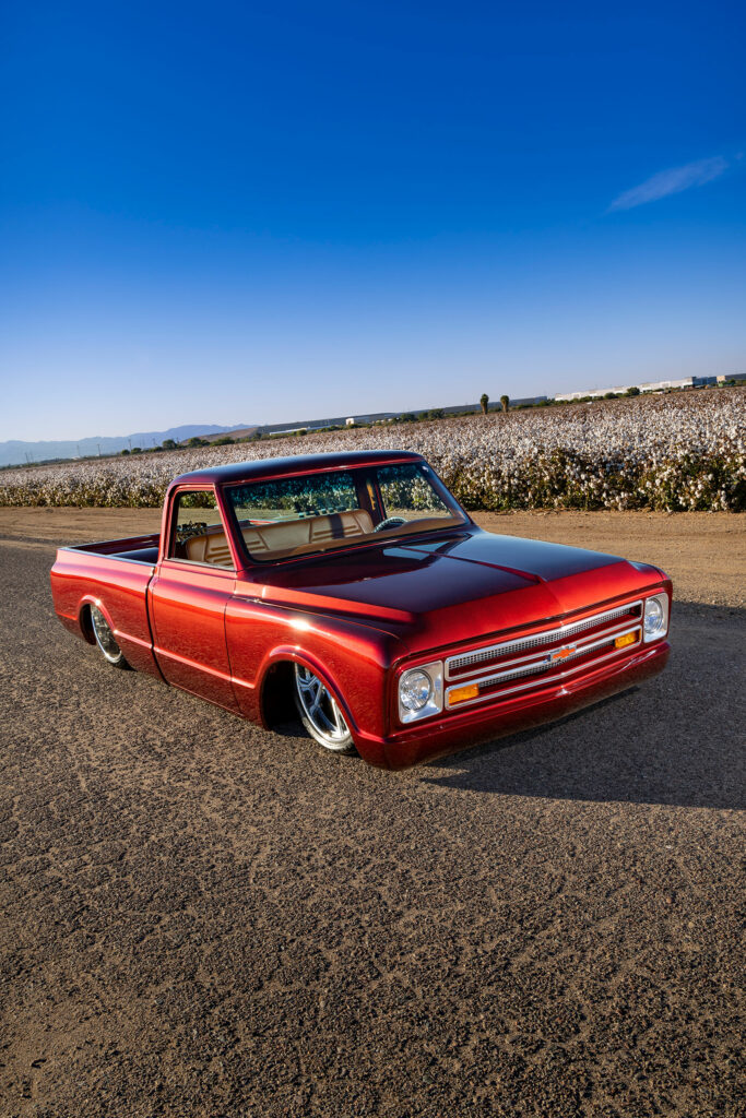 Jose Rubio’s Wine Red 1968 Chevy C10