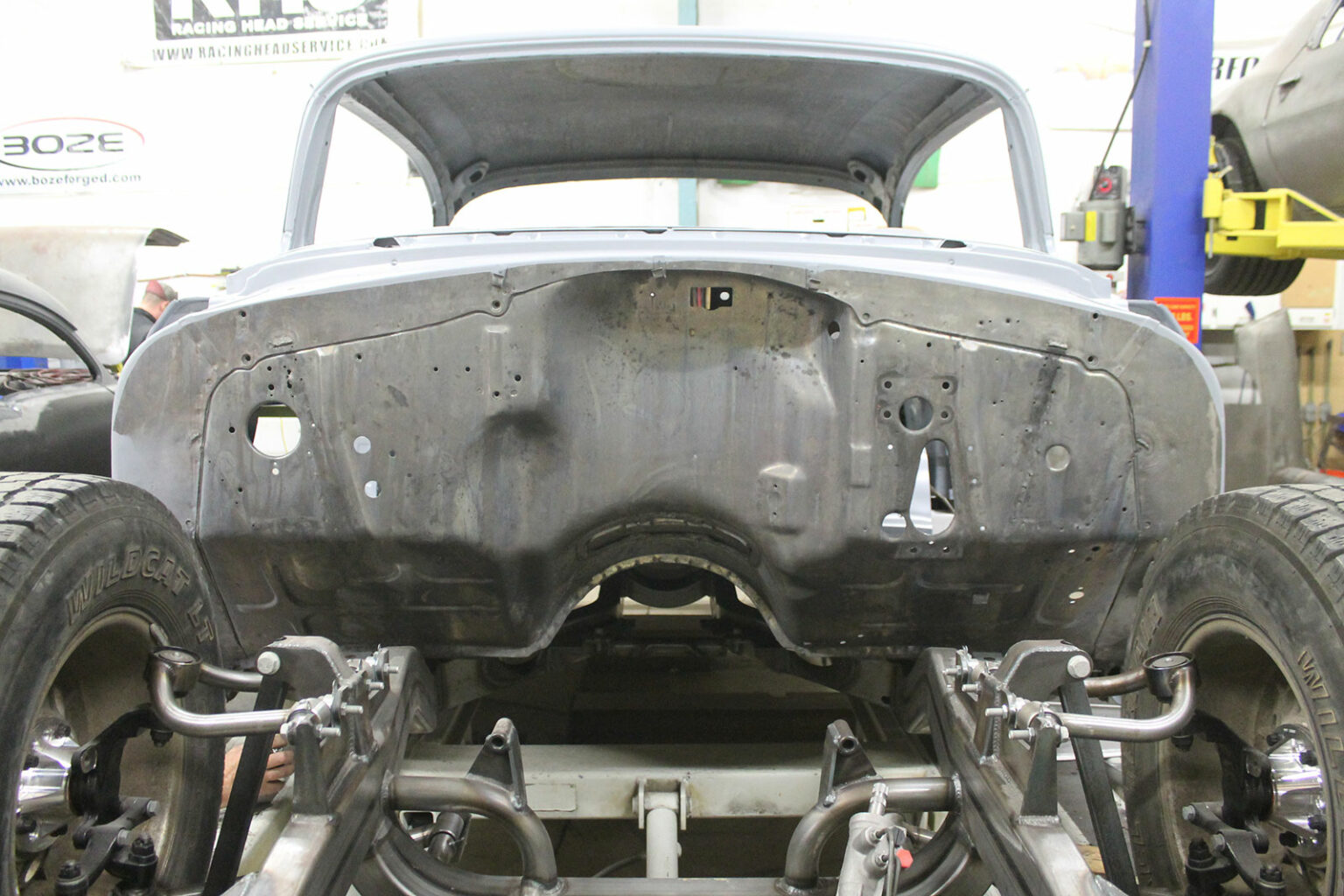 How To Modify Your Tri-Five Firewall To Accept An LS3 Engine