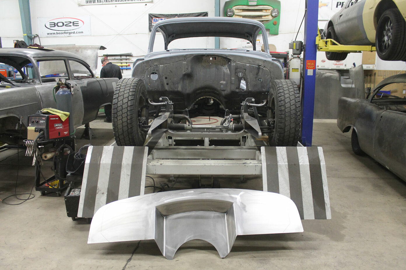 How To Modify Your Tri-Five Firewall To Accept An LS3 Engine