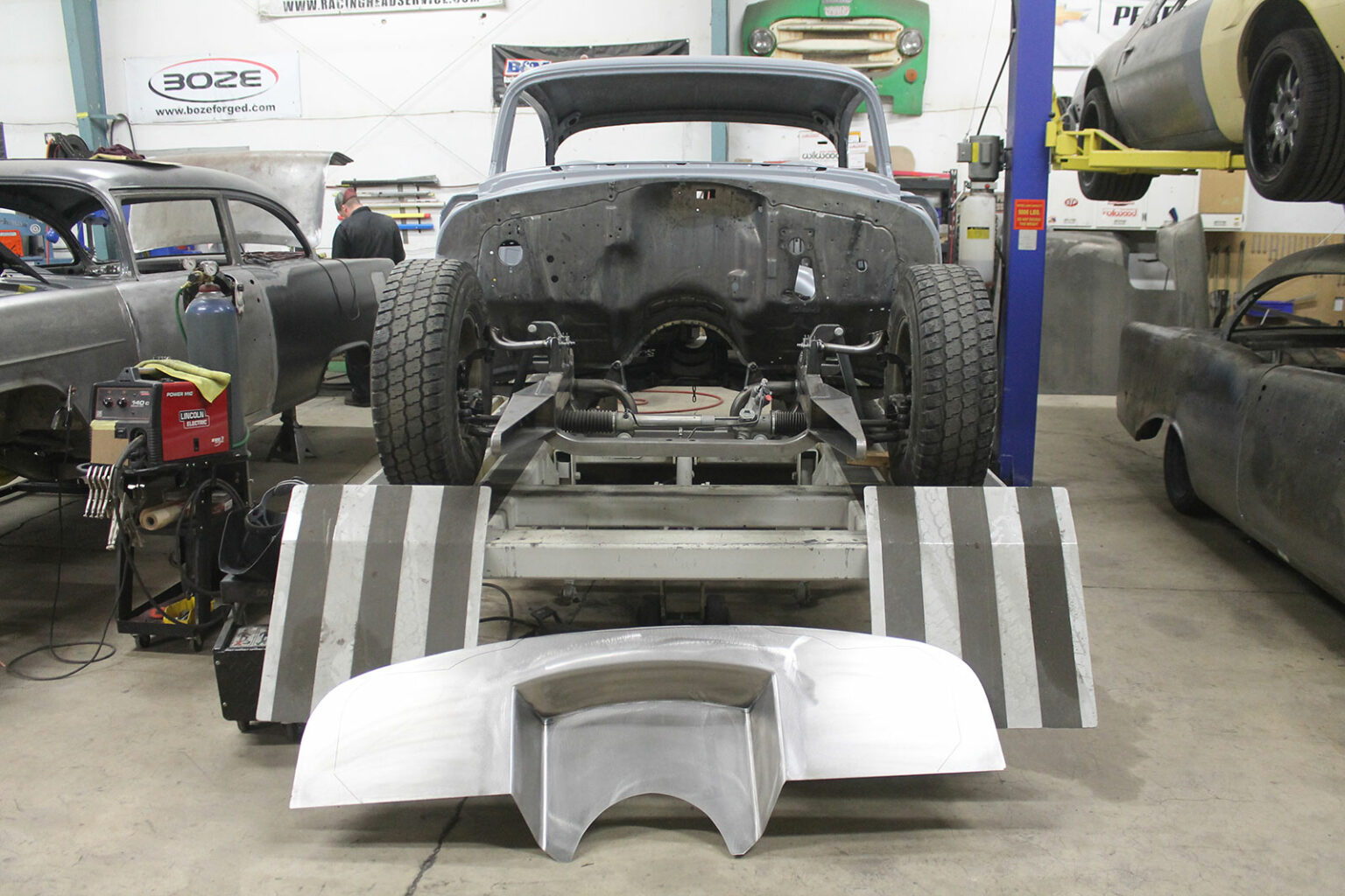 How To Modify Your Tri-Five Firewall To Accept An LS3 Engine
