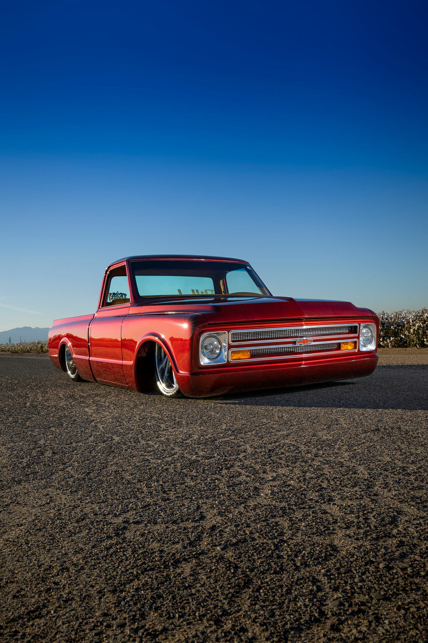 Jose Rubio’s Wine Red 1968 Chevy C10