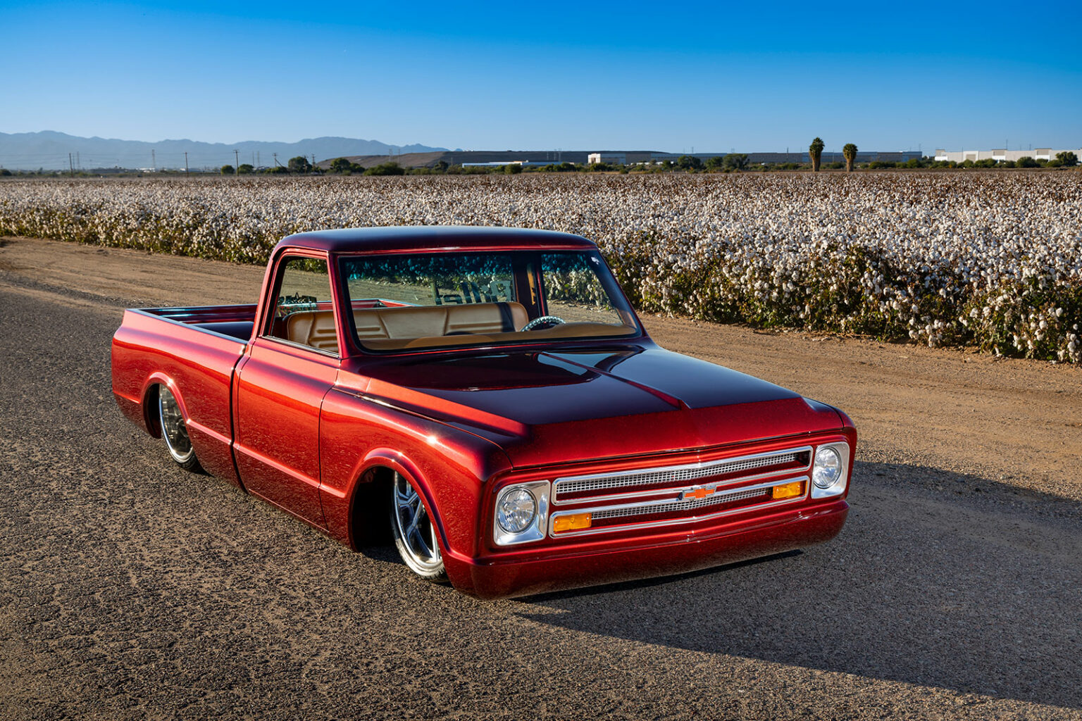 Jose Rubio’s Wine Red 1968 Chevy C10