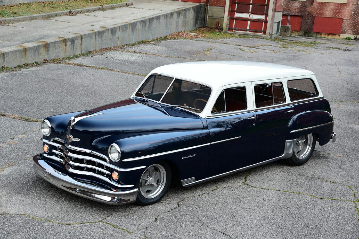 Deep Blue Royal & Rare 1950 Chrysler Royal Town and Country