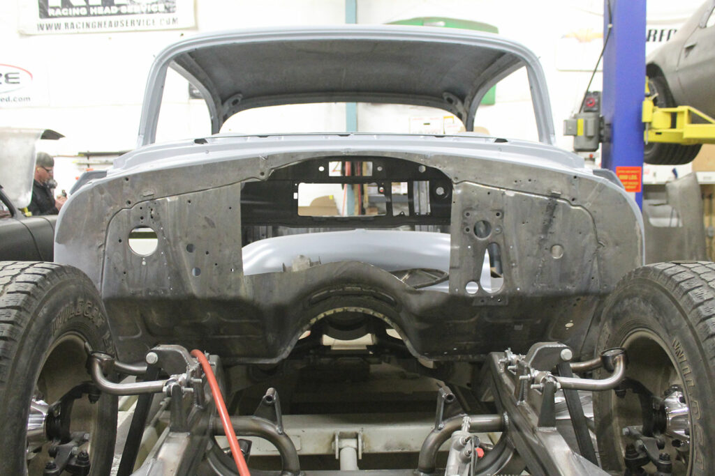 How To Modify Your Tri-Five Firewall To Accept An LS3 Engine