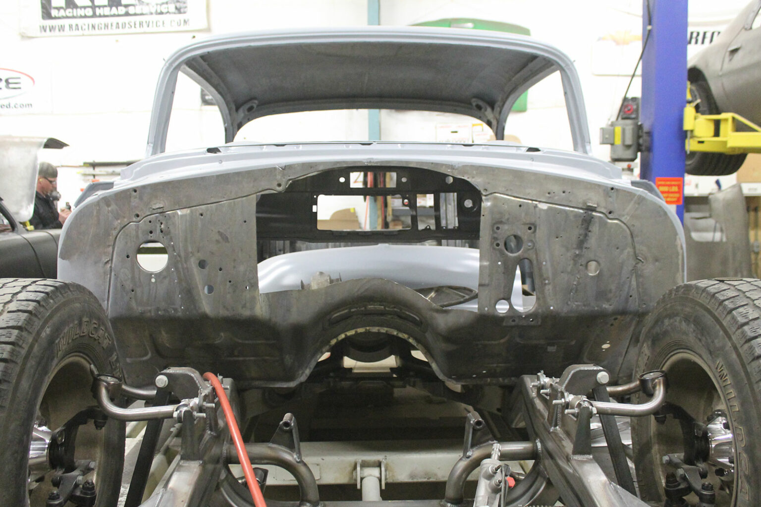 How To Modify Your Tri-Five Firewall To Accept An LS3 Engine