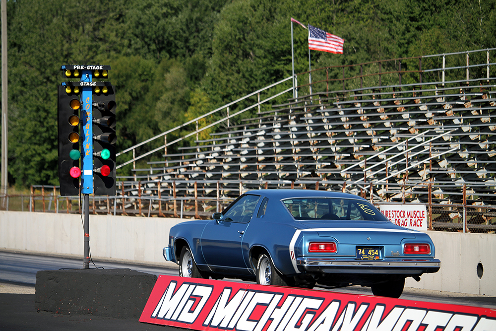 Pure Stock Muscle Car Drag Racing Coverage - Mid-Michigan Motorplex