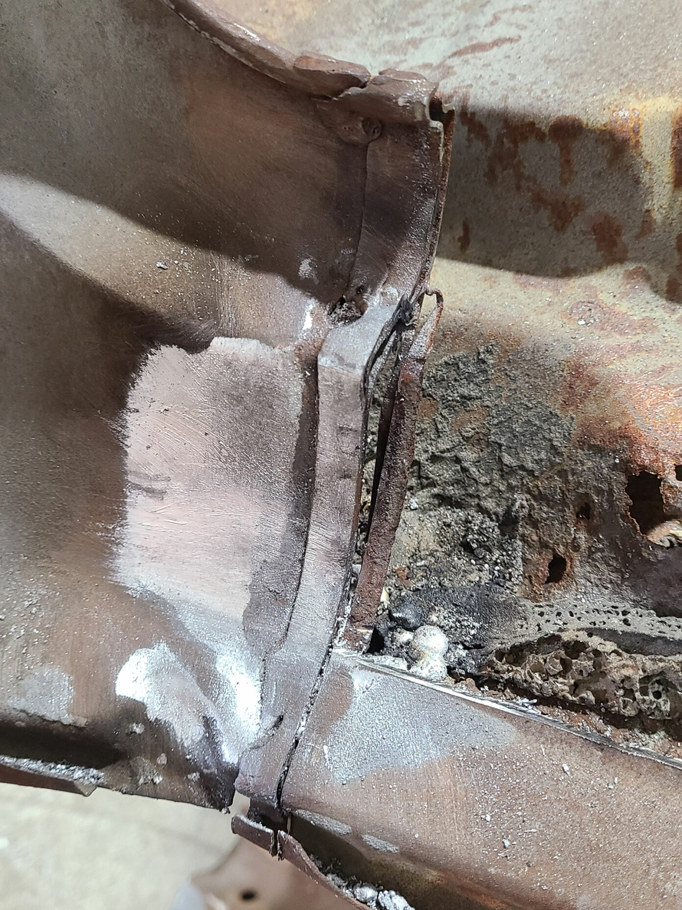 Replacing the Tail Pan on a Tri Five Chevy