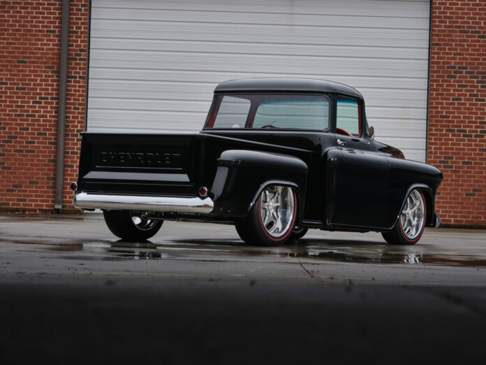 Mike Goldman Customs’ 1957 Chevy Task Force 454 big-block ZL1 Stepside.