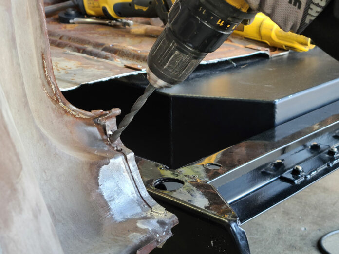 Replacing the Tail Pan on a Tri Five Chevy