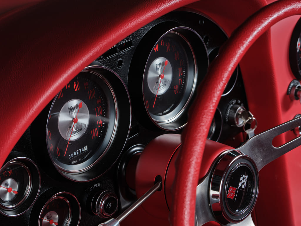 Mike Goldman Customs’ 1957 Chevy Task Force 454 big-block ZL1 Stepside.