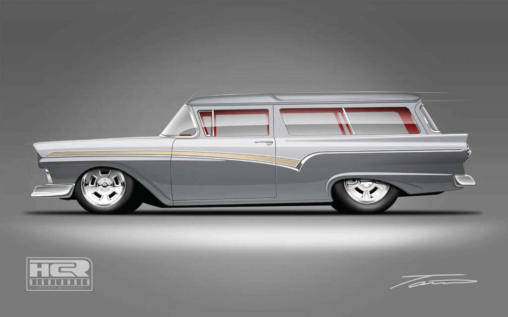 ISK Ranch Wagon Project Part 3: Custom Wheels & Hood