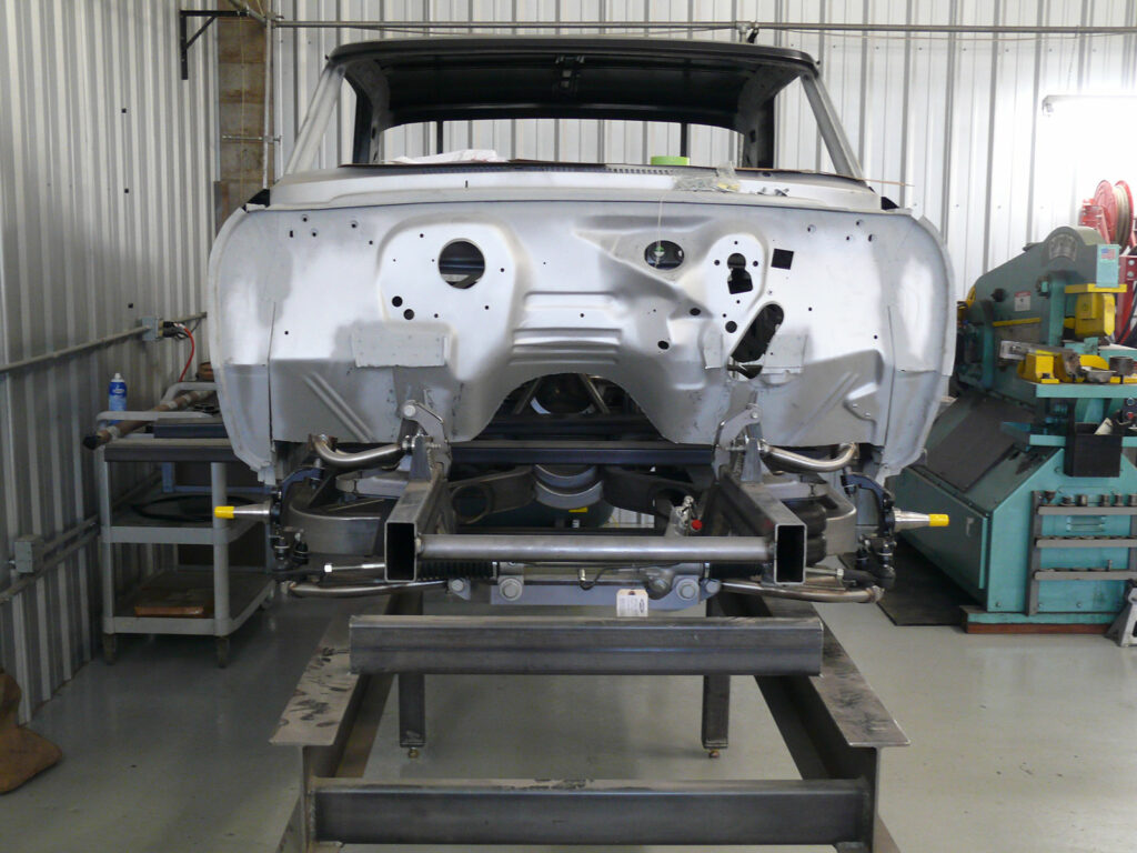 Installing An Art Morrison Chassis Under A 1967 Chevy II
