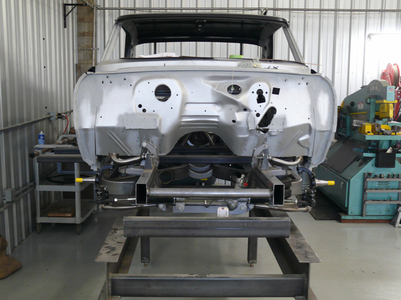 Installing An Art Morrison Chassis Under A 1967 Chevy II