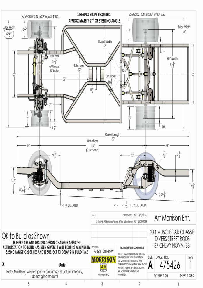 Installing An Art Morrison Chassis Under A 1967 Chevy II