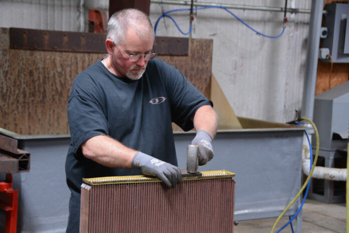 Johnson’s Radiator Works Builds An Efficient Tri-Five Radiator