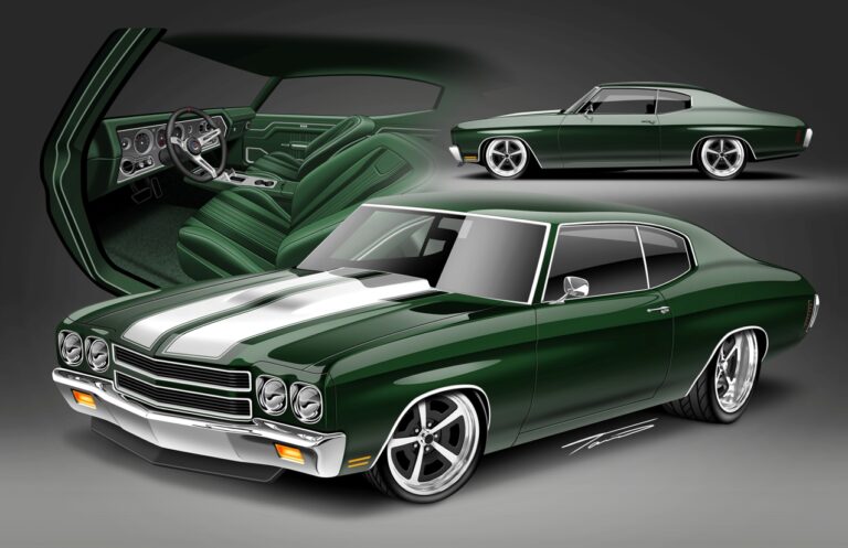 Chevy Concepts - 1970 Chevelle Rendering