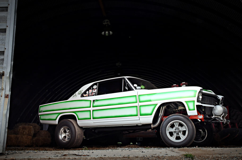 Gasser-Style Built 1966 Chevy Nova