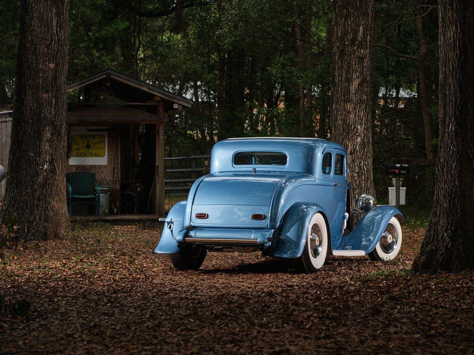 Unmistakable Bahama Blue Deuce Coupe