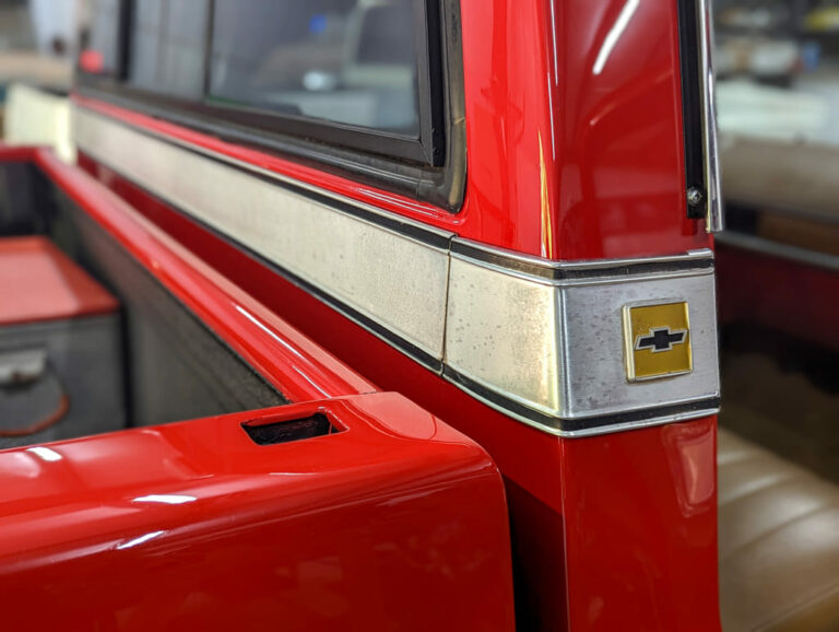 Replacing Back Cab Molding on a Chevy Squarebody