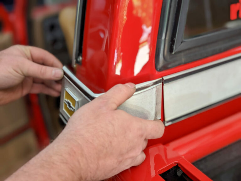 Replacing Back Cab Molding on a Chevy Squarebody