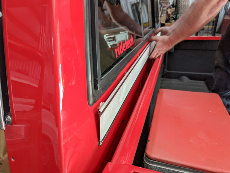 Replacing Back Cab Molding on a Chevy Squarebody