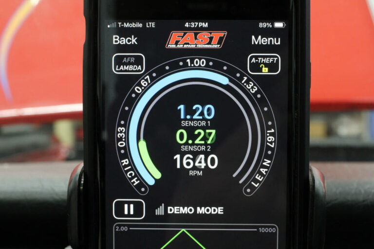 FAST’s Slick New Air/Fuel Ratio Wireless Meter