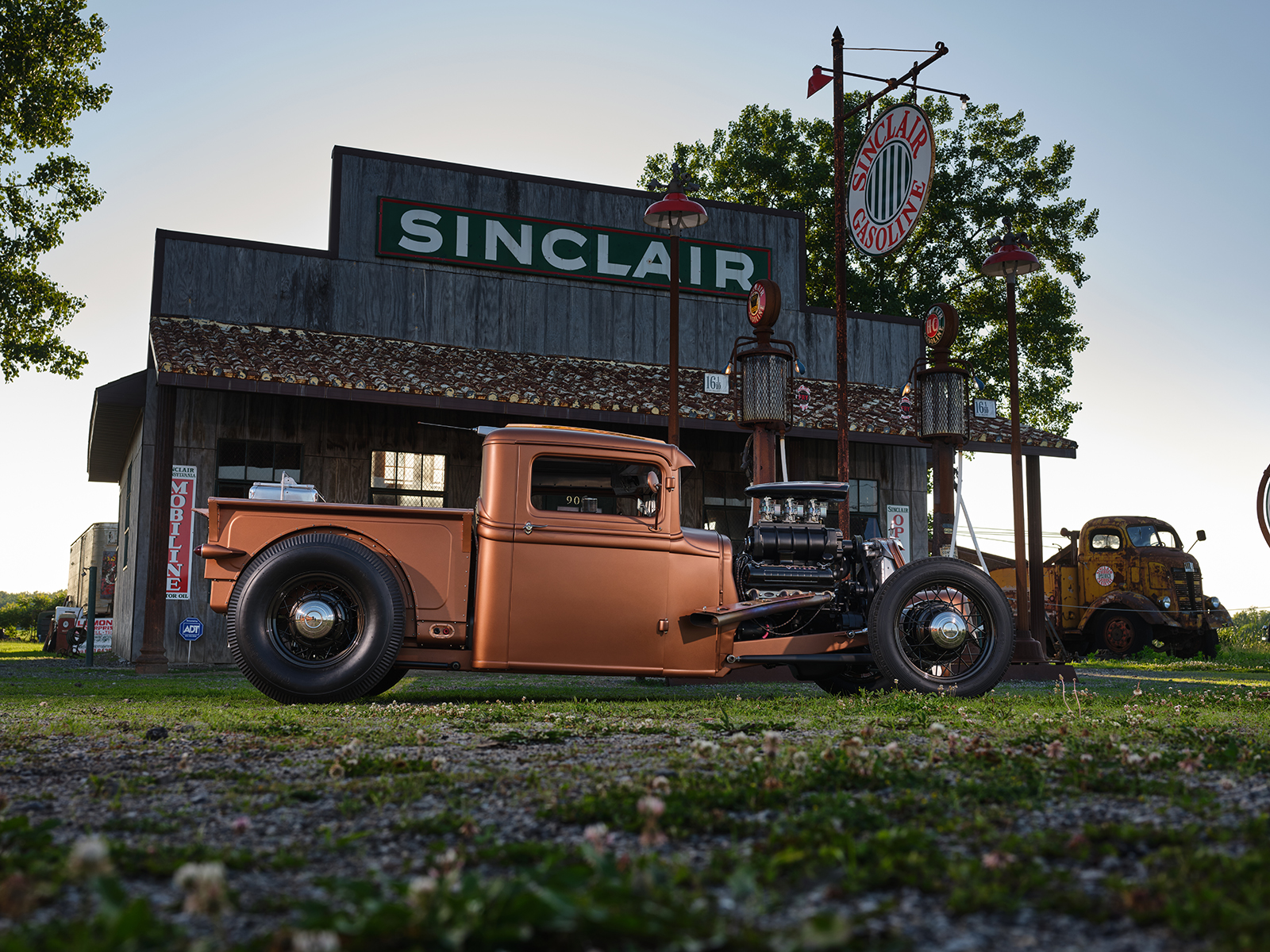 Chopped and Channeled Hot Rod Lincoln Pickup