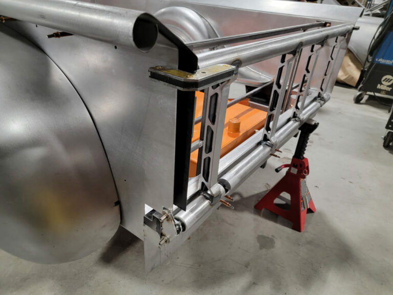 Custom Tailgate Fab on the Scott’s Hotrods ’N Customs ’51 Chevy