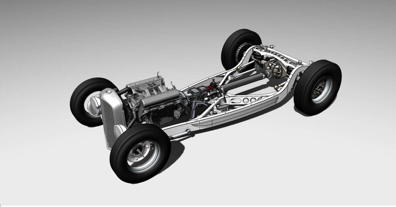 Modern & Mildly Channeled Ford Model A