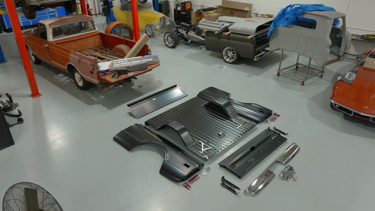 How to assemble a 1967-1972 C10 bed when you convert from a longbed to ...