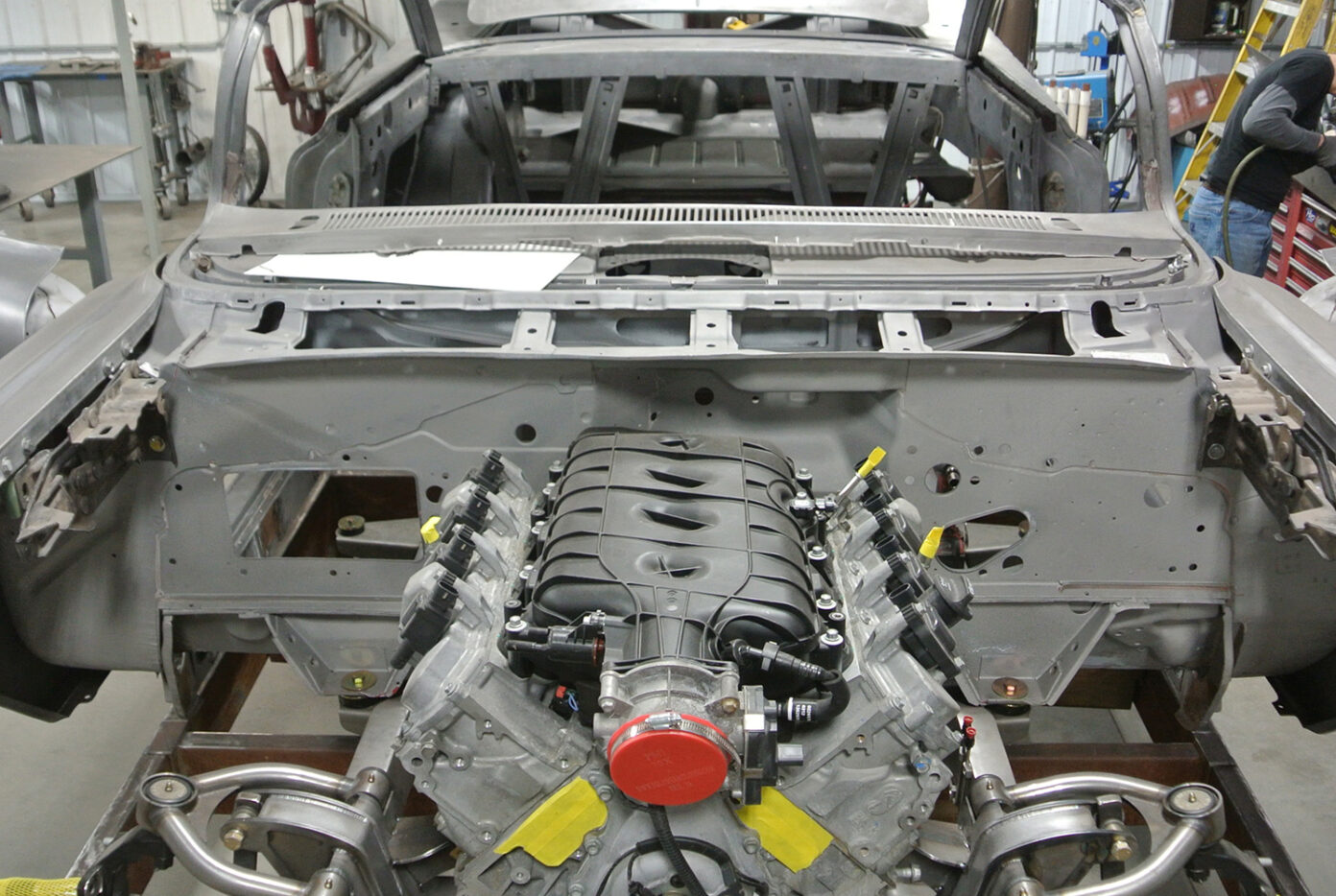 BBT Details Custom Underhood Modifications for 1959 Chevy Impala