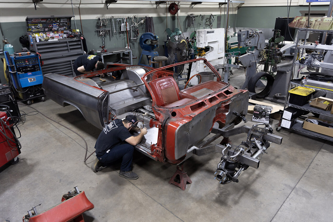 Building a Custom Frame for a 1962 Chevy Impala Convertible