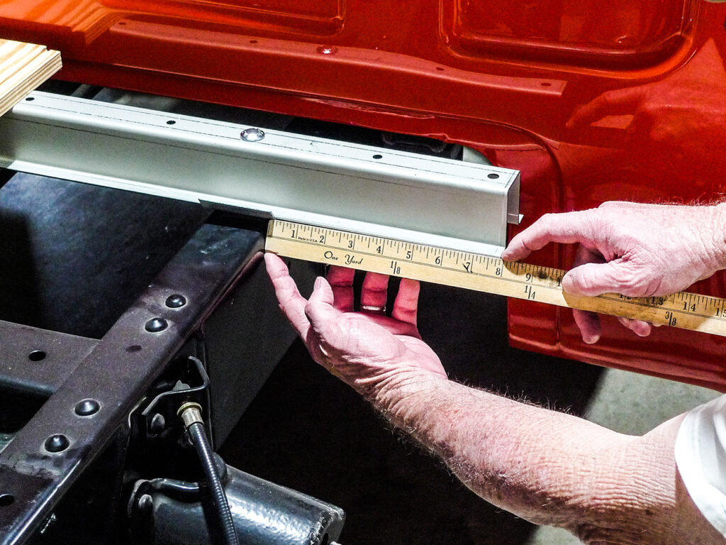 Dry Fitting a Task Force Stepside Bed