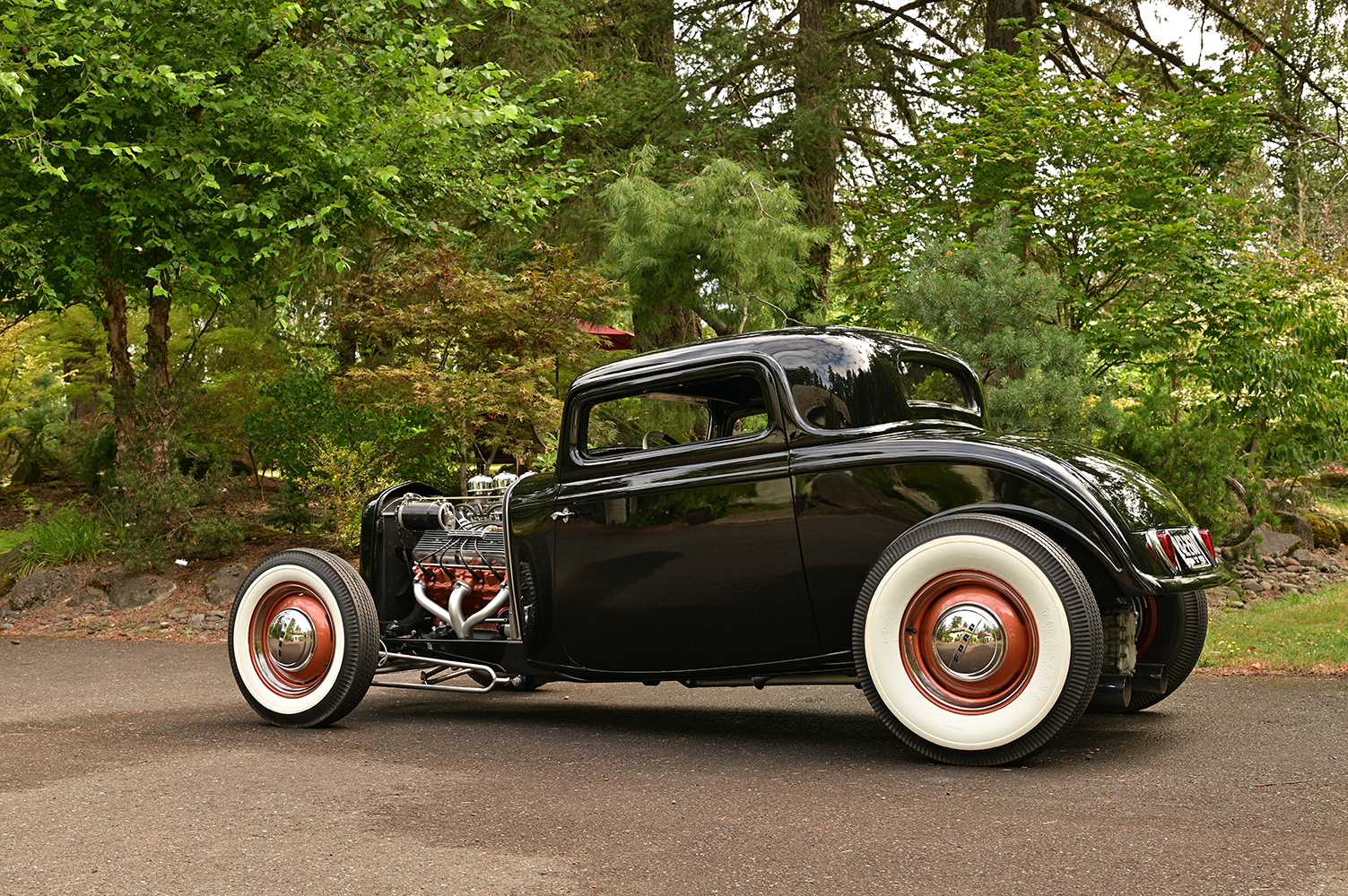 1932 Ford Coupe With Chop and Channel Treatment