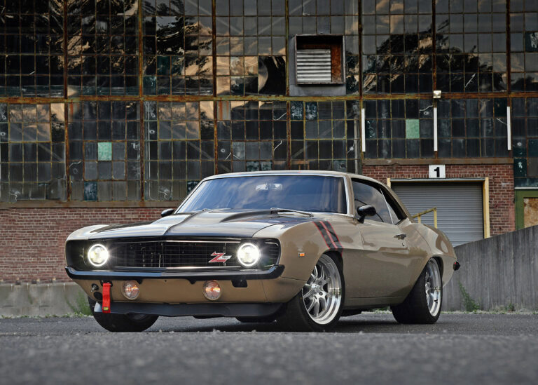 Tan Pro Touring 1969 Chevy Camaro
