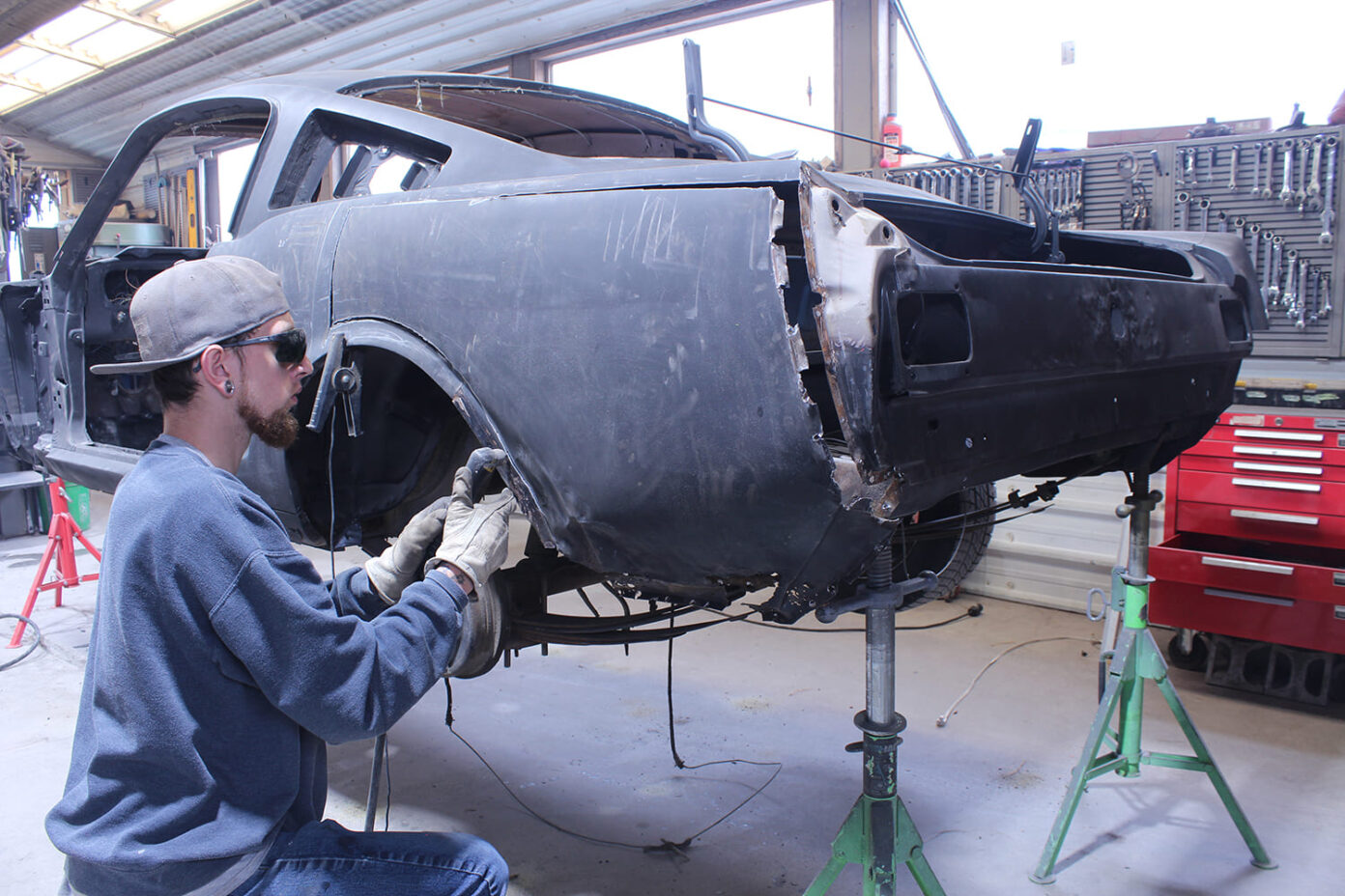 1965 Ford Mustang Fastback Receives New Tail and Rear Quarter-Panels