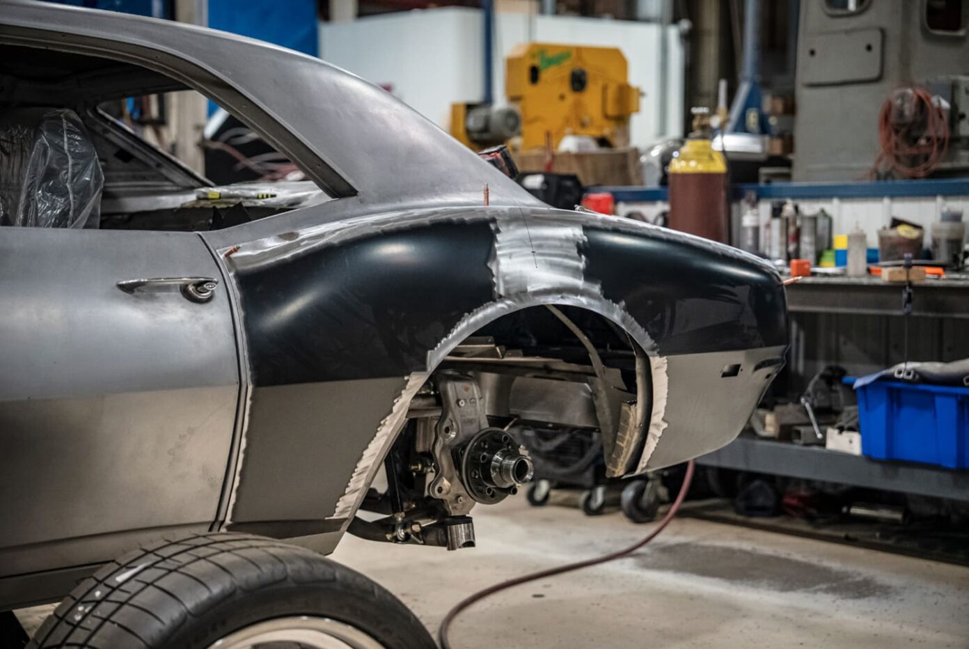 Metalworking Fender Flares on a 1968 Camaro